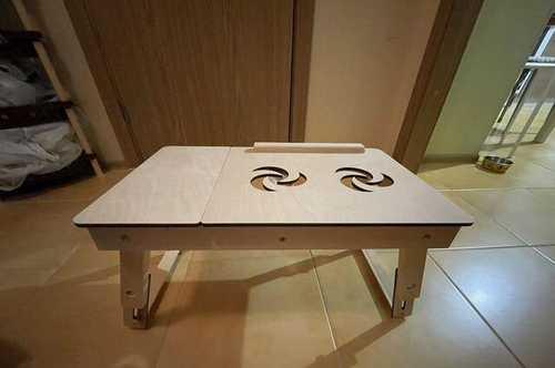 Деревянный столик подставка для ноутбука