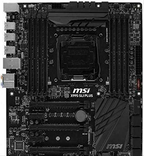 Материнская плата msi x99a sli plus lga 2011v3