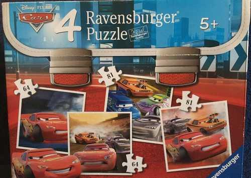 Пазлы Ravensburger, Larsen Тачки 4 в 1