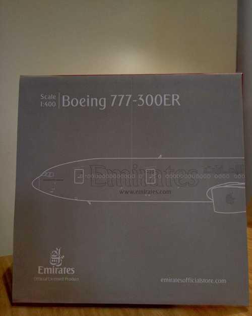 Новая железная модель Boeing 777-300er Emirates