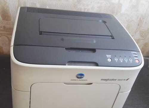 Цветной принтер Konica-Minolta magicolor 1600w