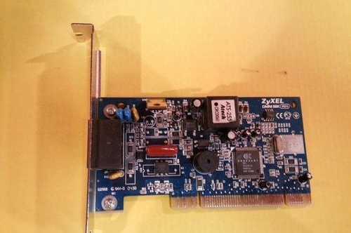 Модем+ факс+ автоответчик zyxel Omni 56K PCI plus