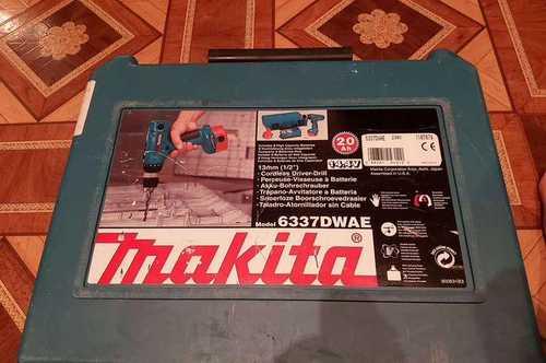 Дрель-шуруповерт makita 6337dwae