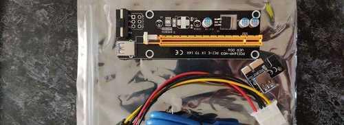 Новый Райзер pci-e molex