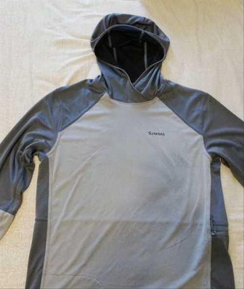 Термофутболка Simms SolarFlex Sport Hoody, Granite