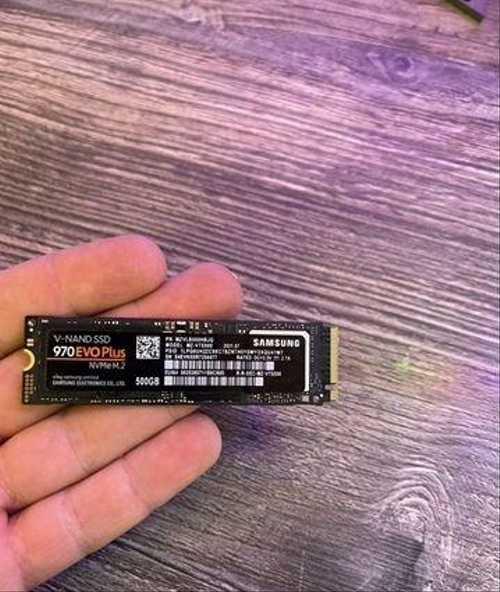 SSD диск samsung 970 evo plus 500gb pci-express 3