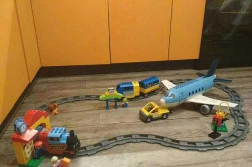 Lego duplo самолёт, поезда