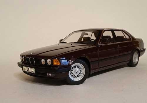 Bmw 730i E32 1987 Minichamps 1:18 Бордовый,Редкая