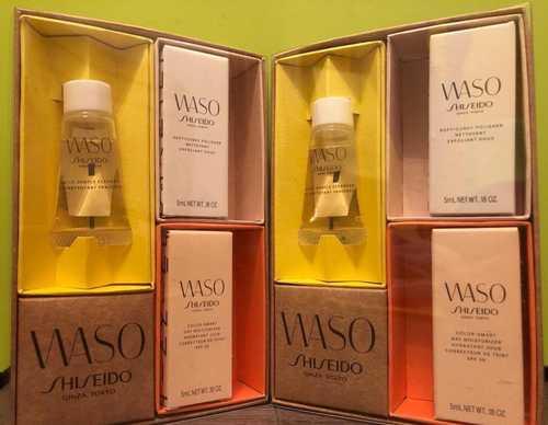 Shiseido smart. Шисейдо набор Waso. Shiseido Waso набор.