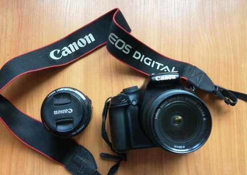 Canon 1100D + 18-55mm + 50mm