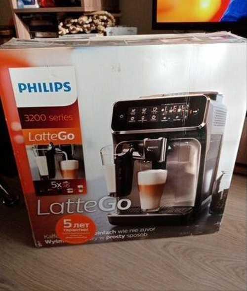 Кофемашина philips Latte Go 3200