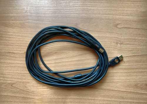 USB кабель A-B Oehlbach, 5м