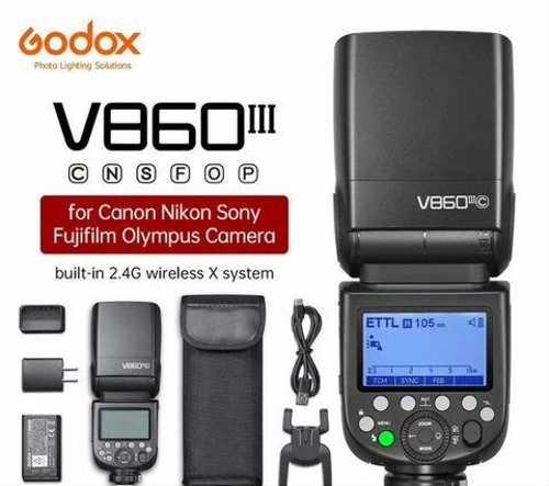 Godox v860III C/N/S/F новые в наличии