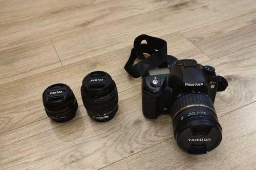 Фотоаппарат Pentax k10D с объективами