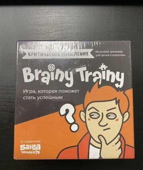 Настольная игра Brainy Trainy, головоломка критиче
