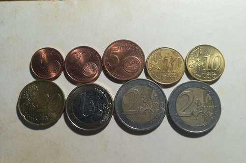 Монеты евро и евроценты