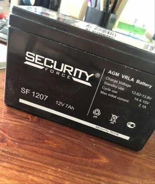 Аккумулятор Security force SF1207 12V 7Ah
