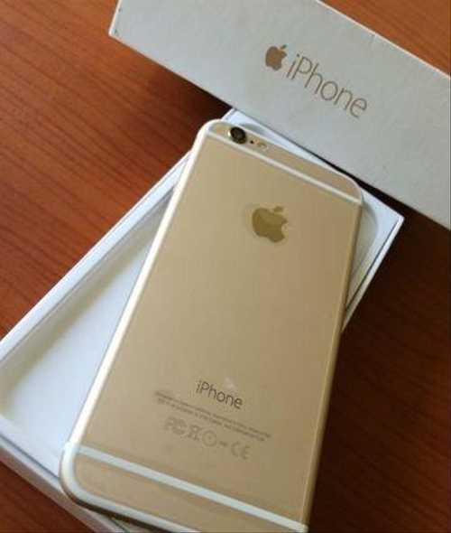 iPhone 6 128 gigabyte Gold (идеал)