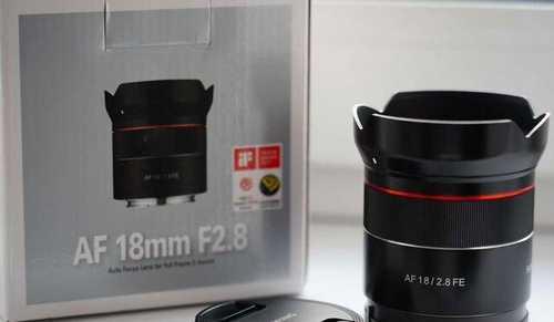 Samyang AF 18mm f2.8 полный кадр для Sony E