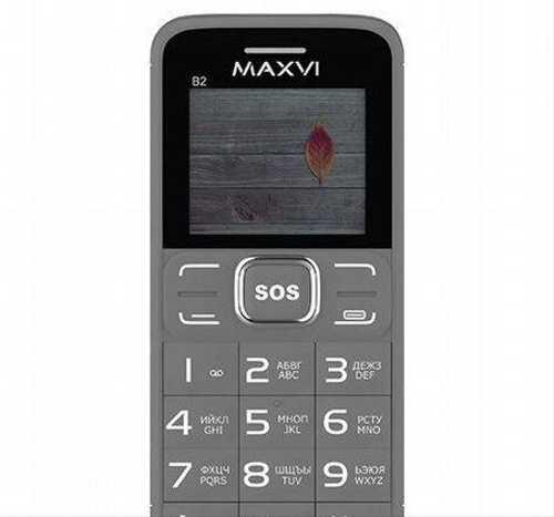 Сотовый телефон Maxvi B2 витринный 2SIM, серый