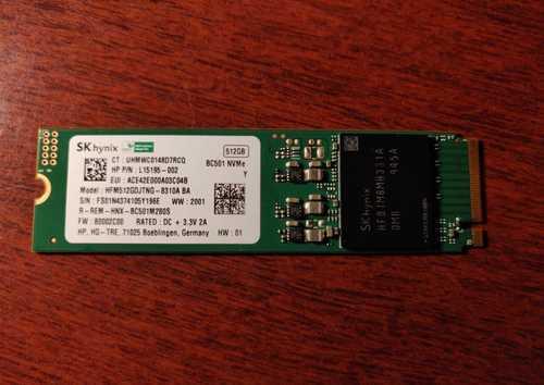 Новый SSD M.2 NVMe 512GB