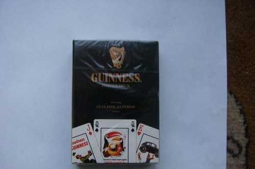 Игральные карты guinness запечатанные