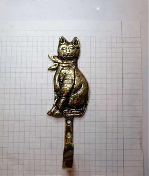 Крючок настенный декоративный Кот