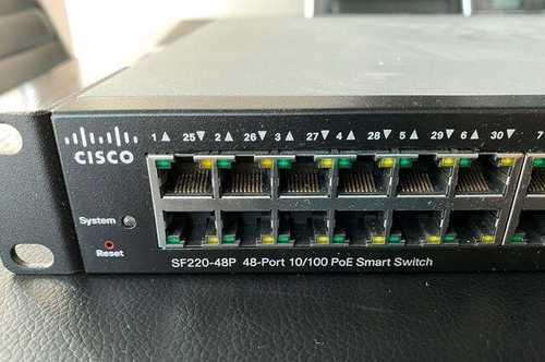 Коммутатор Cisco SF220-48P