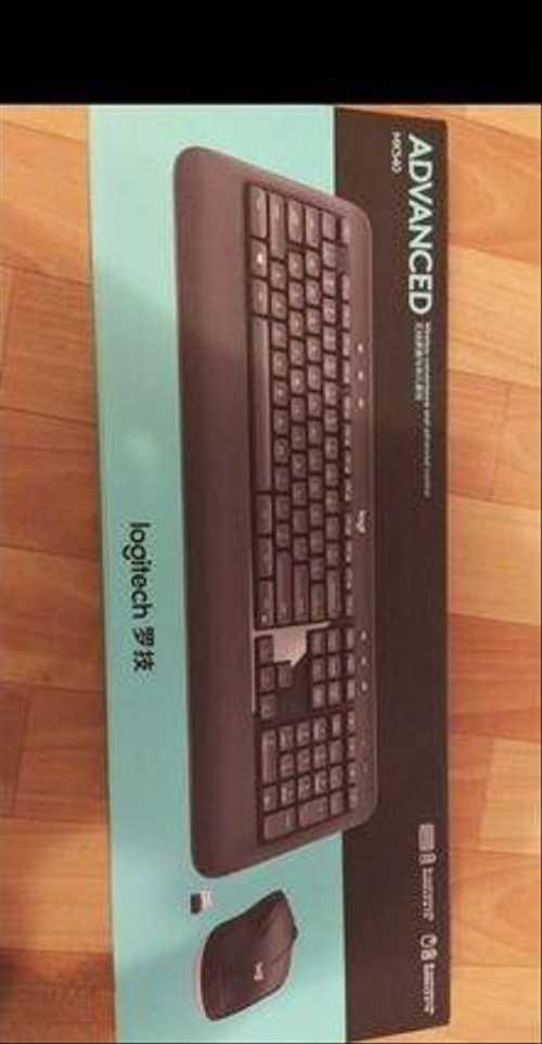 Беспроводная клавиатура и мышь logitech MK540
