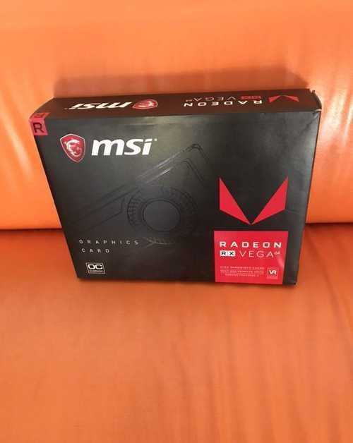 Msi Radeon rx Vega 64 8gb