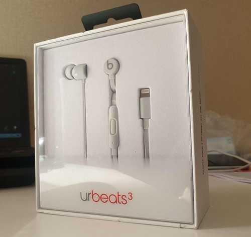 Наушники Beats urBeats 3 lightning новые