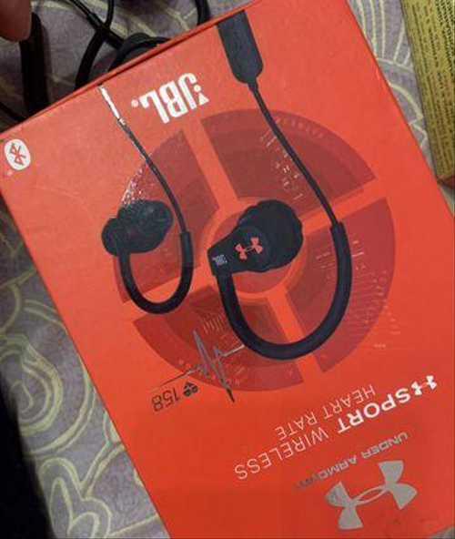 Беспроводные наушники jbl sport wireless heart rat
