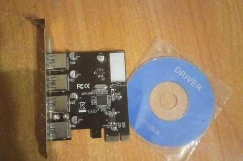USB контроллер Espada PCIe4USB3.0
