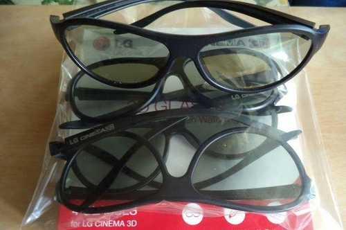 3D очки LG Cinema 3D 4 штуки