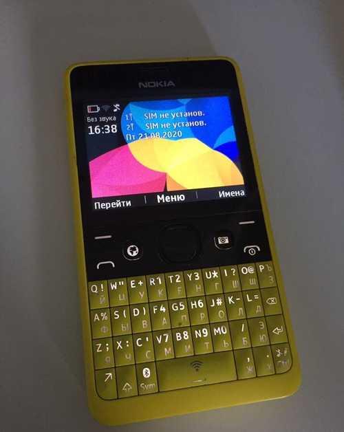 Телефон Nokia Asha 210 2 сим-карты