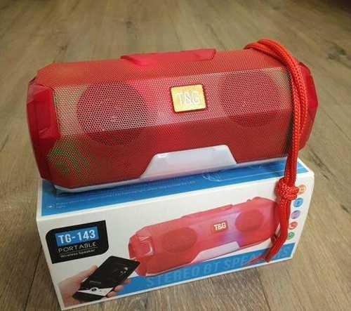Bluetooth колонка TG-143 Portable красная