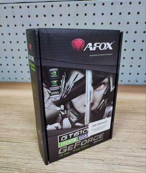 Видеокарта Afox GT610 LP Single Fan 1GB (04438)