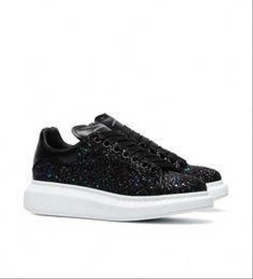 Alexander McQueen Black Gliter
