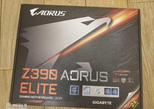 Материнская плата gigabyte Z390 aorus elite(новая)