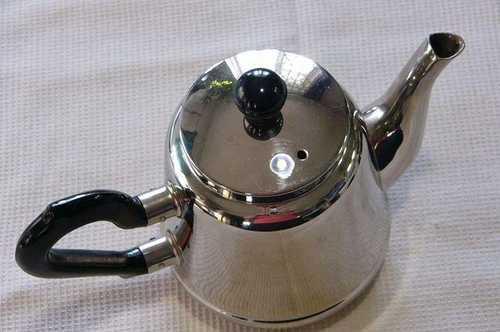 Новый советский чайник заварник никелированный