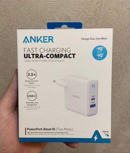 Сетевое зарядное устройство Anker PowerPort 60w