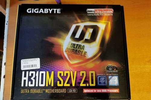 Gigabyte H310M S2V 2.0, LGA 1151v2, Intel H310