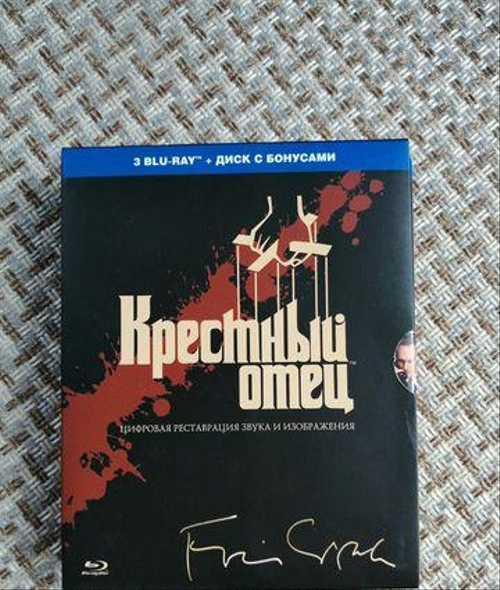 Крестный отец. трилогия 4 blu-ray диска