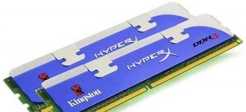 Модуль памяти Kingston HyperX DDR3 2*2GB 1600Mhz