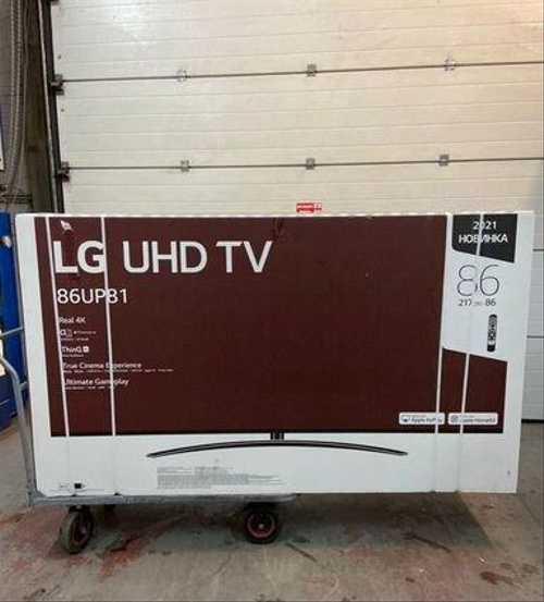 Продаю новые телевизоры LG 86UP81006LA Ростест