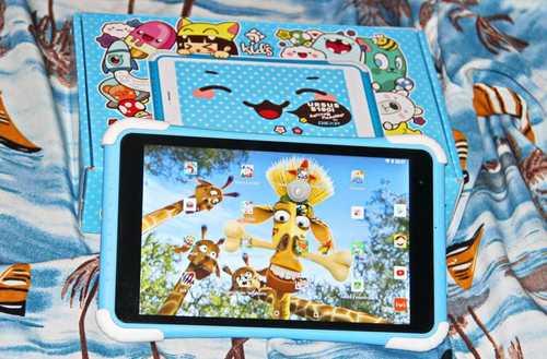 Dexp новый противоударный детский планшет экран 8"