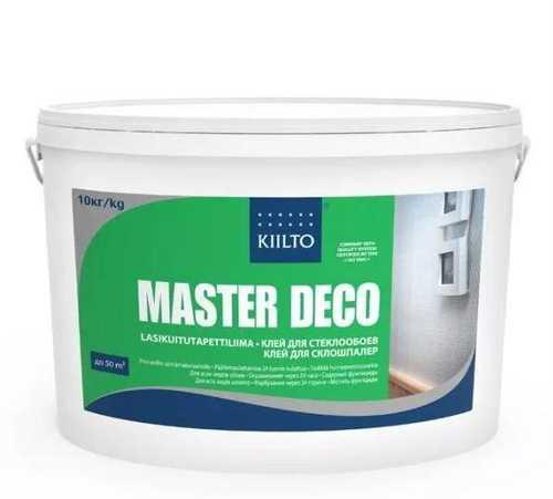 Клей Kiilto Master Deco для стеклообоев 10л готовы