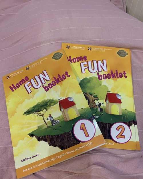 Home fun booklet 1,2 Cambridge новые