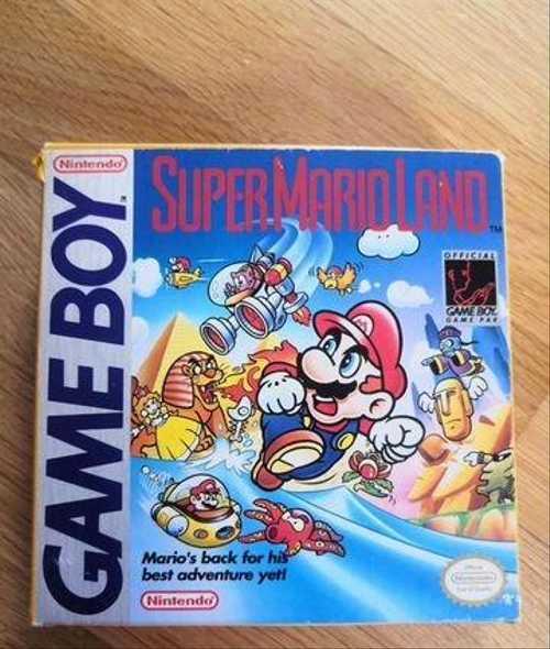 Super Mario Land - Коробка, Мануал (Game Boy)