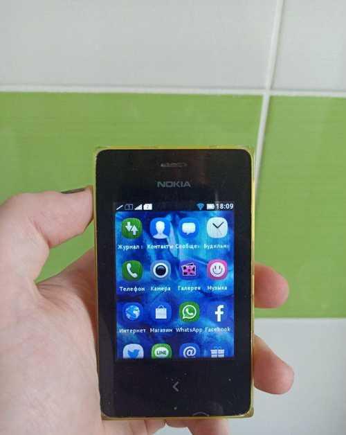 Телефон Nokia Asha 500 dual sim